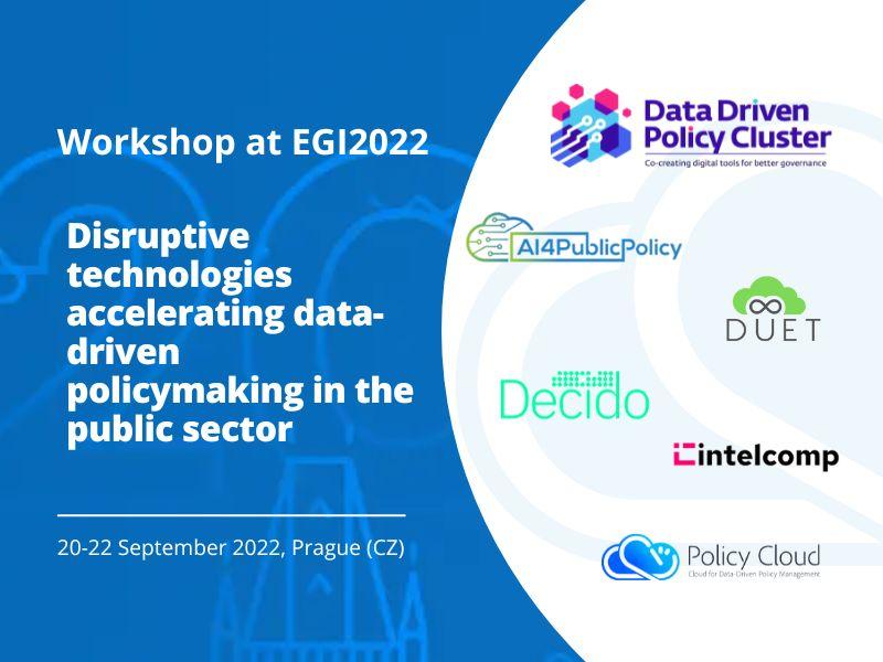 Disruptive technologies accelerating data-driven policymaking in the public sector | Policy Cloud